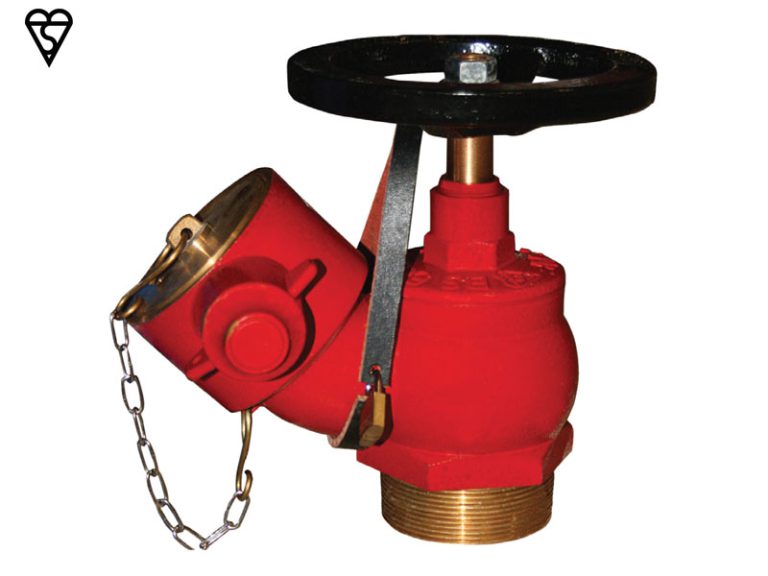 Oblique Landing Valve (Male Threaded Inlet) - SHIELD Global